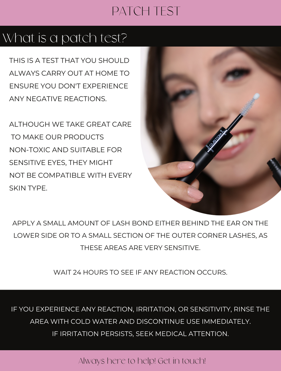 Patch Test – Custom Lashes